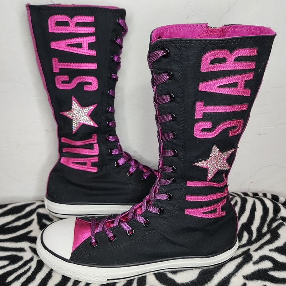 Converse | Shoes | New Rare Converse All Star Calf Knee Juniors 4women ...